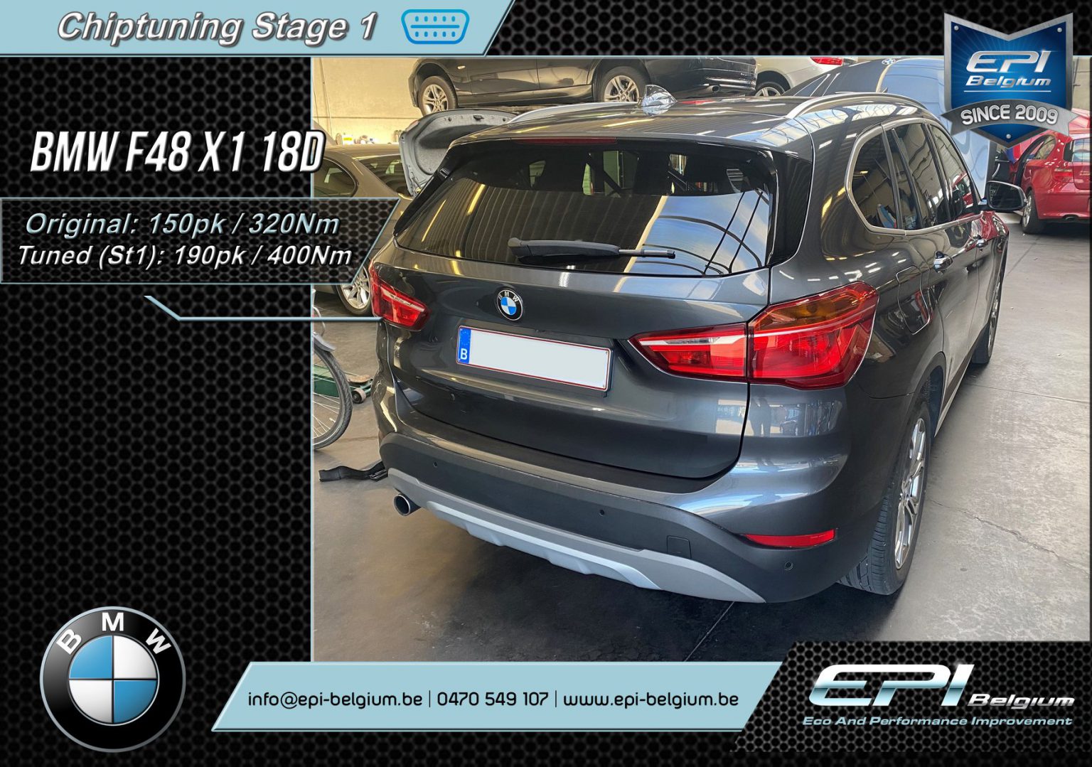 BMW F48 X1 18d - Chiptuning op maat - EPI Belgium : Chiptuning op maat ...